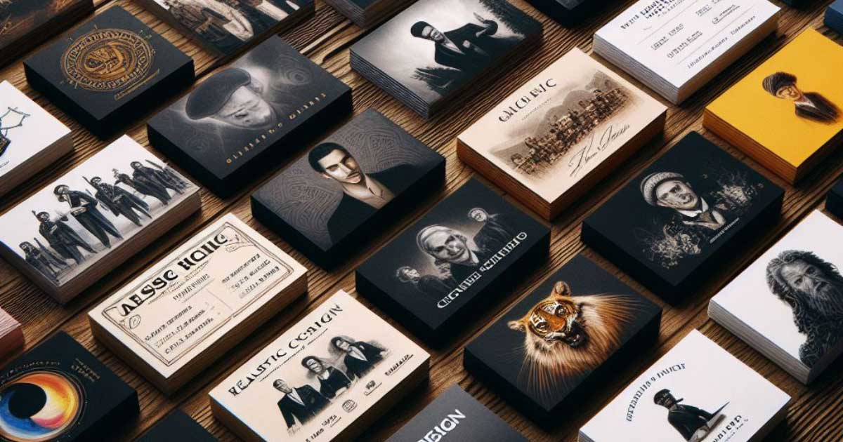 Custom business cards with your photo - WEB4Y